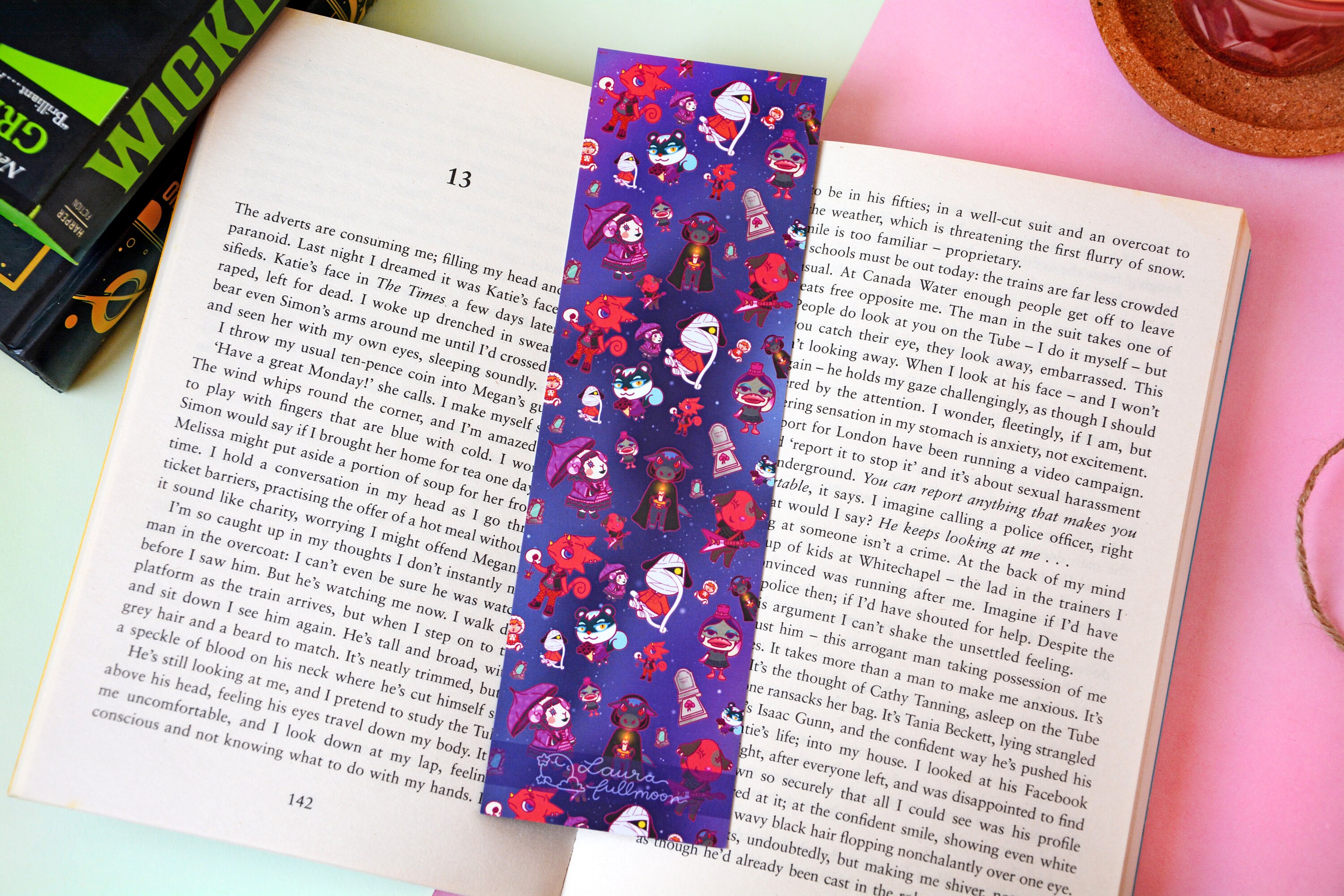 Gothcore ACNH Bookmark Animal Crossing Cute stationery | Etsy