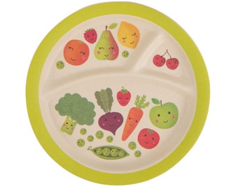 Fun Kid Eating Plate - Etsy