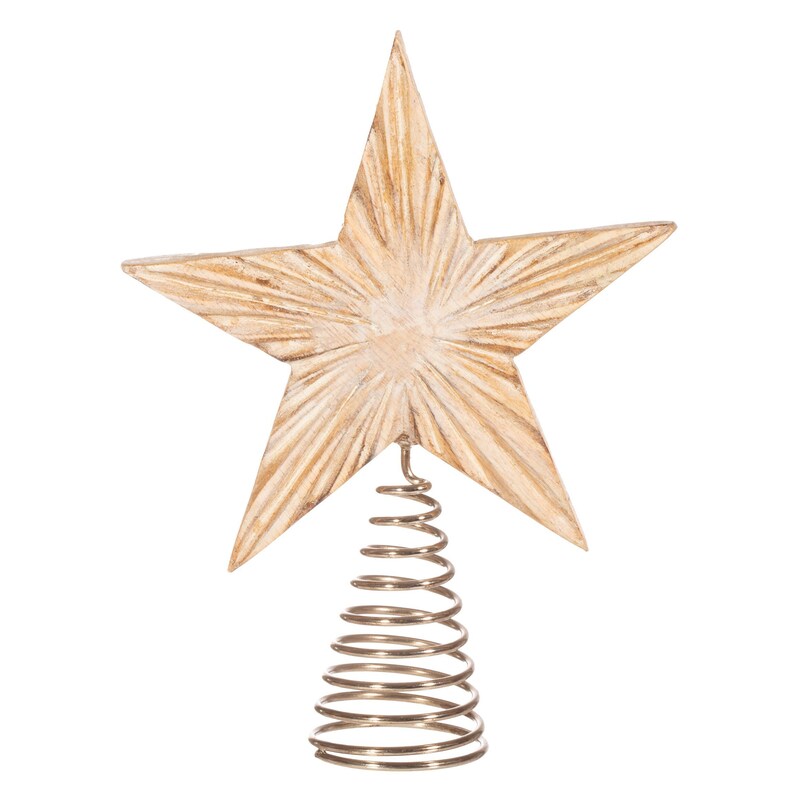 Wood Star Tree Topper - Etsy