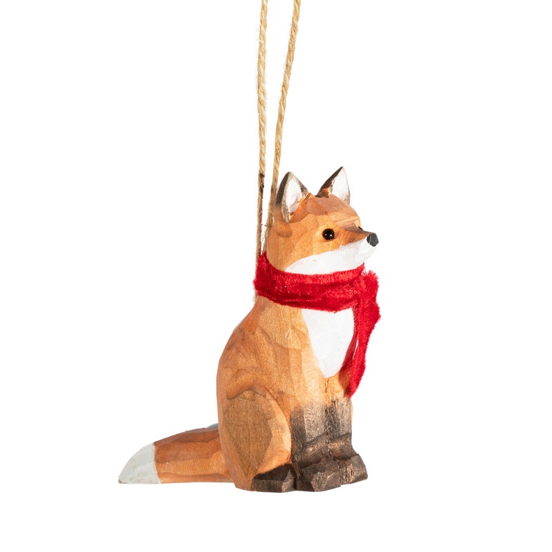 Wooden Fox - Etsy
