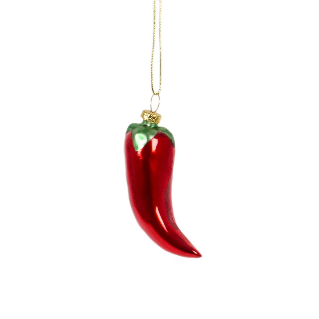 Red Green Mexican Chilli Pepper Christmas Tree Decoration - Festive ...