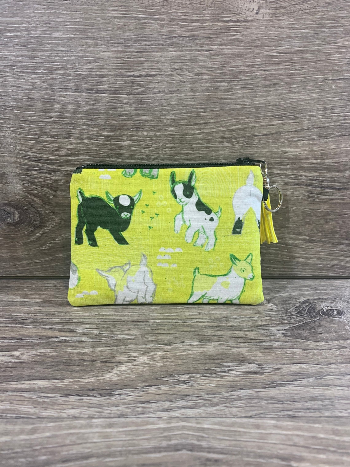 Baby Goats Coin Purse Small zipper pouch gift card holder | Etsy