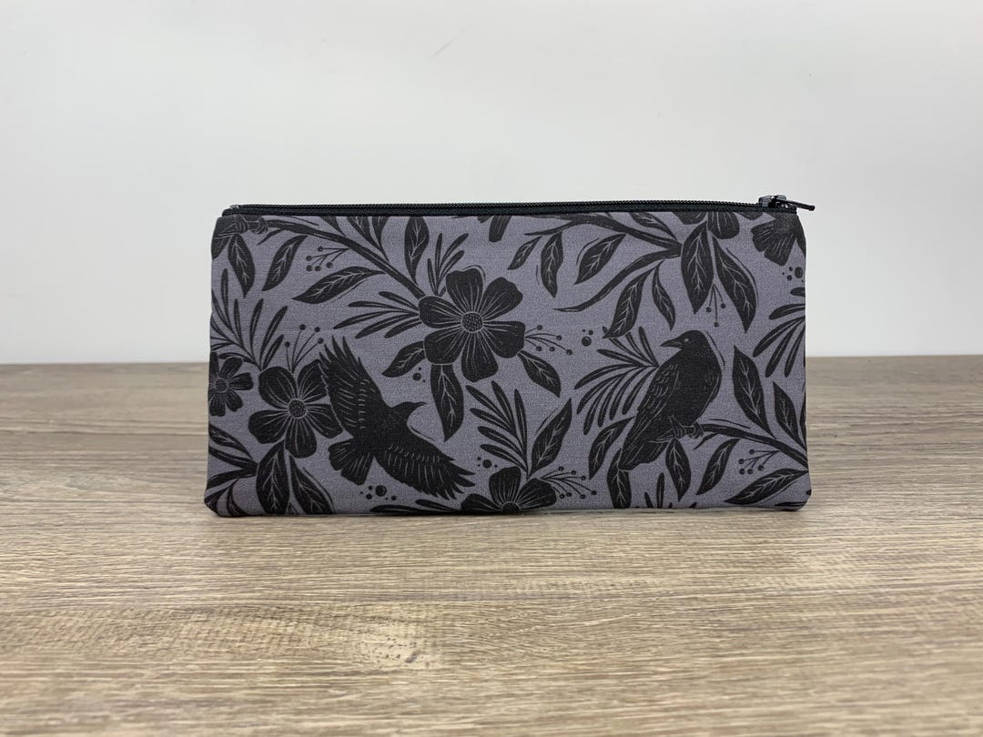 Ravens and Crows Zipper Pouch, Pen Pencil Case, Journal Accessories ...
