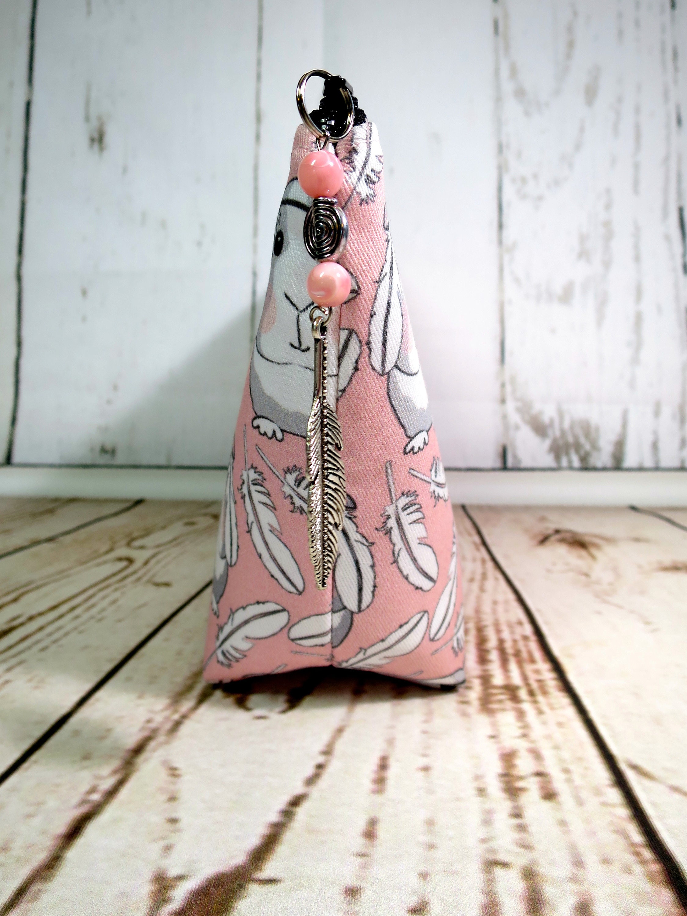 Guinea Pigs and Feathers Zipper Pouch Adorable Gift for - Etsy