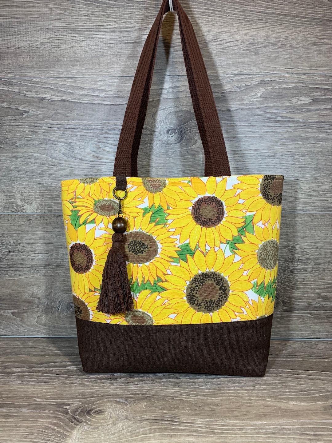 Sunflower Tote Bag | Shoulder Bag | Every Day Purse | Sunflowers ...