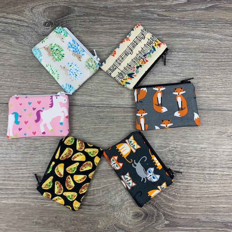 Zipper Card Pouch - Etsy