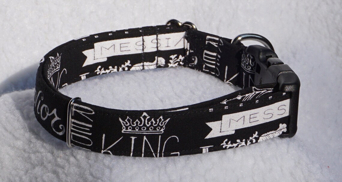 Christian Dog Collar/ Jesus is My Savior/ My Messiah/ Religous Family ...