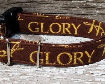 Christian Dog Collar/ Jesus is My Savior/ My Messiah/ Religous Family ...