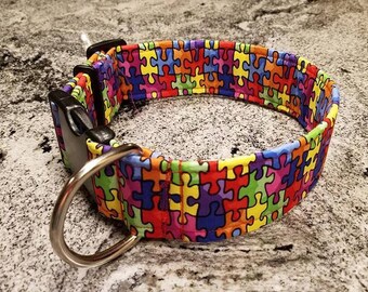 Autism Awareness Dog Collar - Etsy
