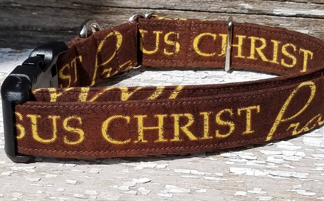 Christian Dog Collar/ Jesus Praise/ My Messiah/ Religous Family - Etsy