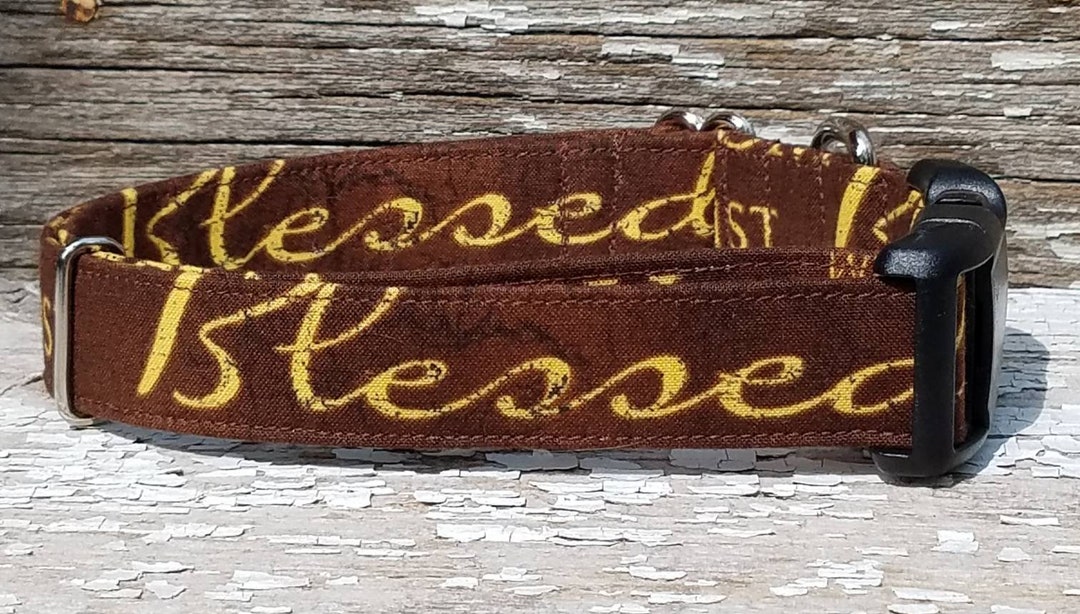 Christian dog collar/ Jesus / blessed/My Messiah/ Religous Family ...