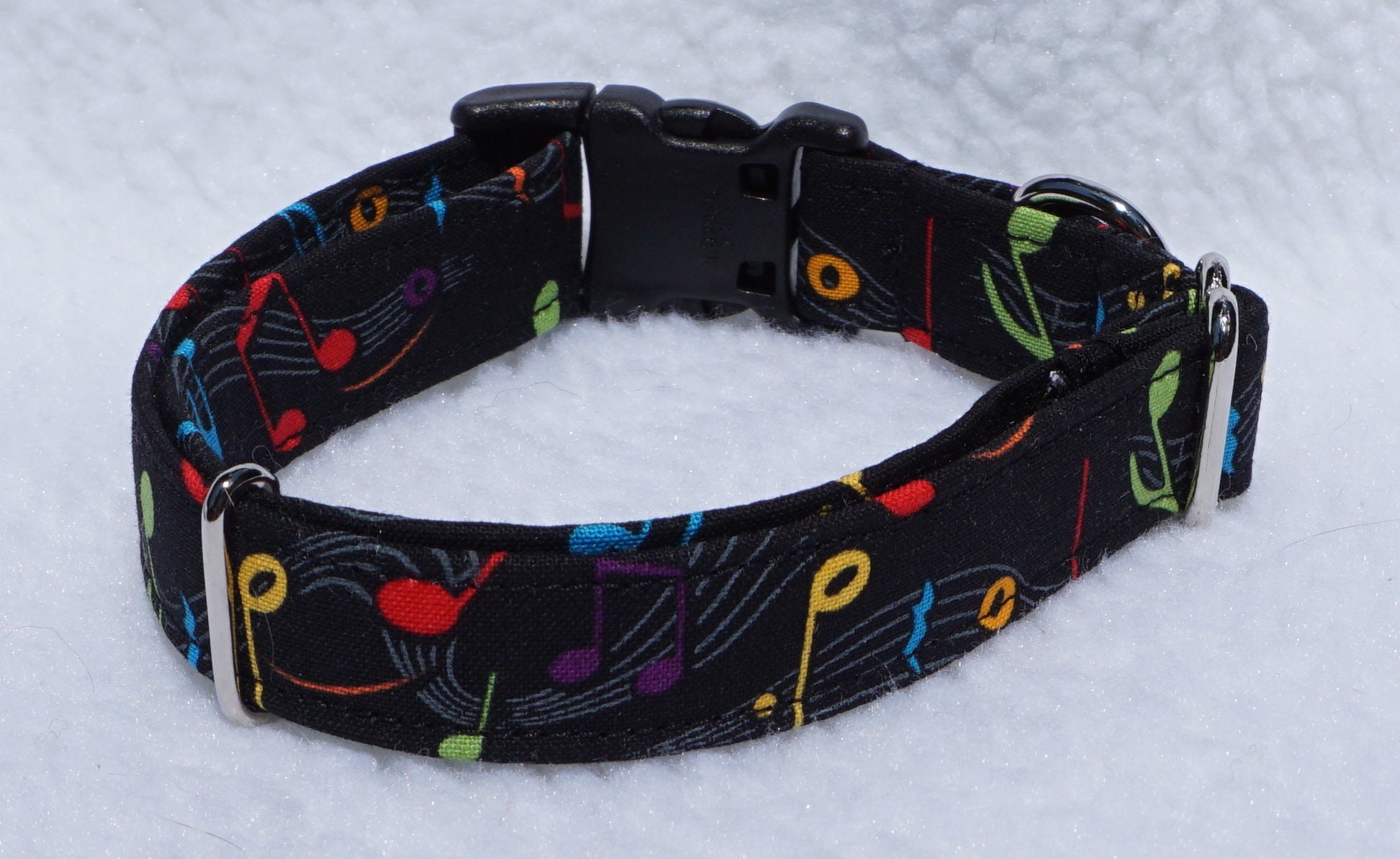 Music dog collar/Musical notes/ band collar - Etsy Italia