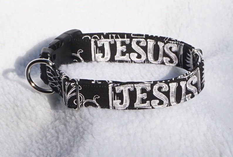 Jesus Dog Collar/ Christian Dog Collar/ Jesus is My Savior/ My - Etsy