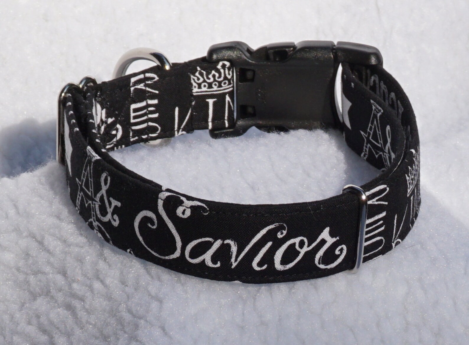 Christian Dog Collar/ Jesus is My Savior/ My Messiah/ Religous - Etsy