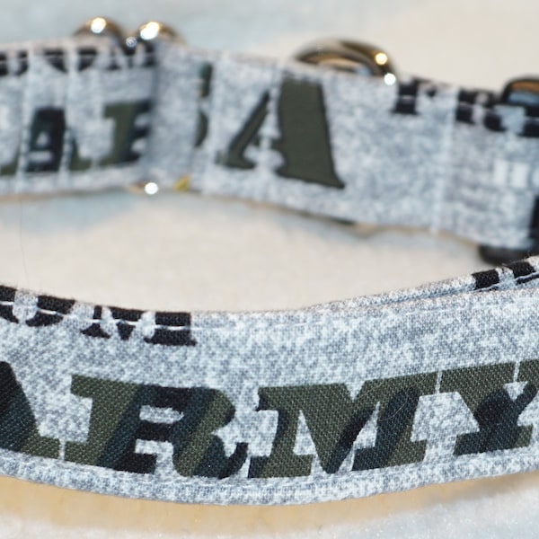 Army Dog Collar - Etsy