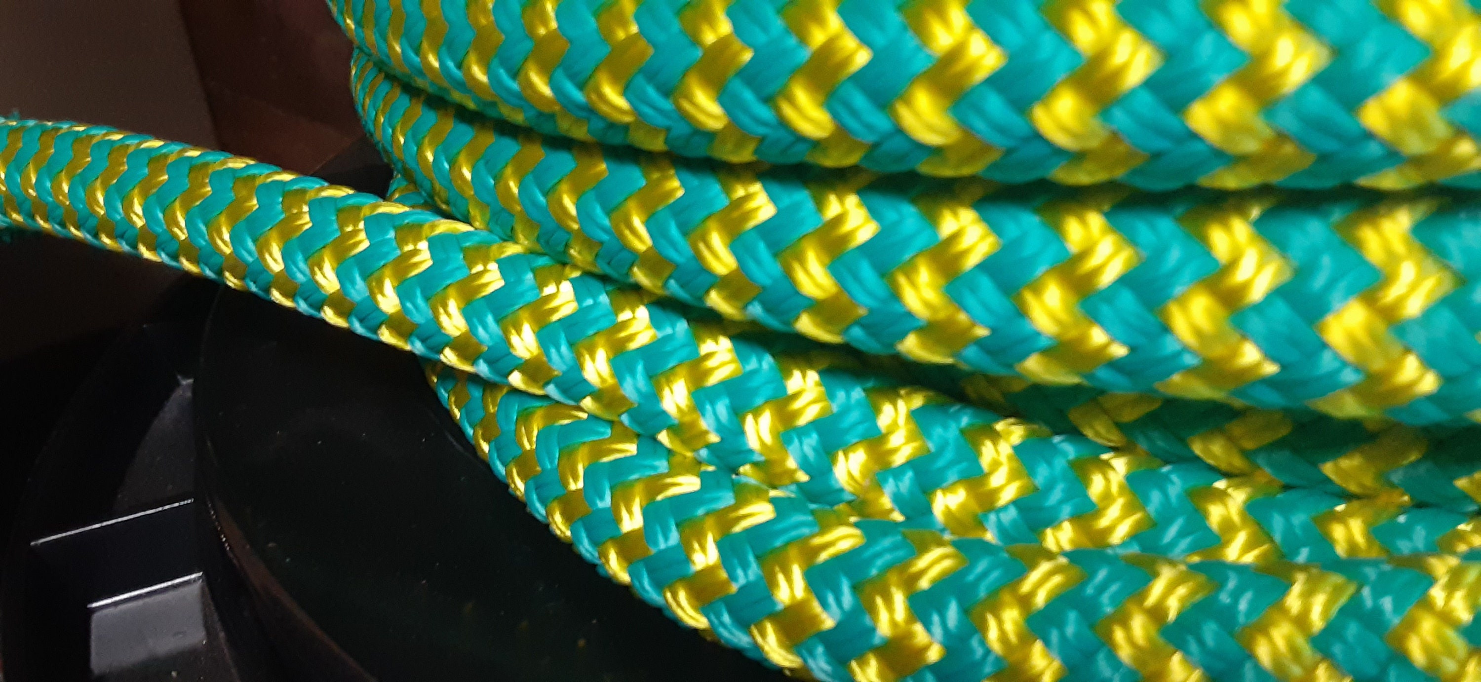 9/16" Double Braid-yacht Braid Premium Polyester Rope Hank. Equestrian ...