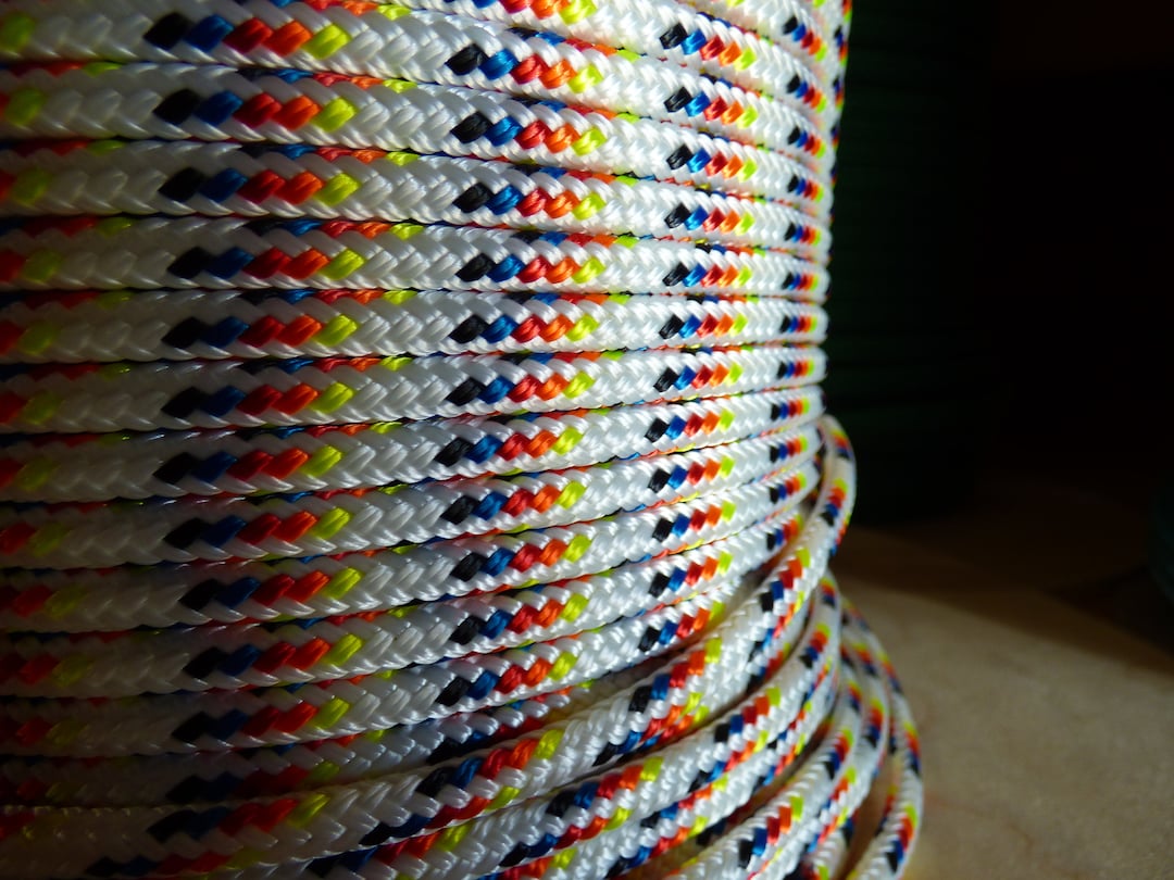 Double Braid -yacht Braid Polyester Rope. Sailboat Line. Several ...