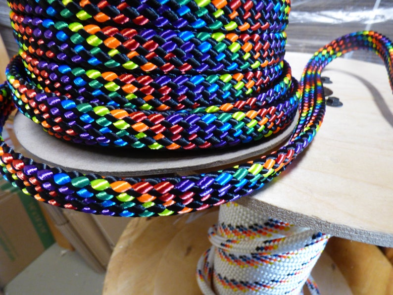 3/4" Flat/hollow Braid Polyester Rope - Etsy