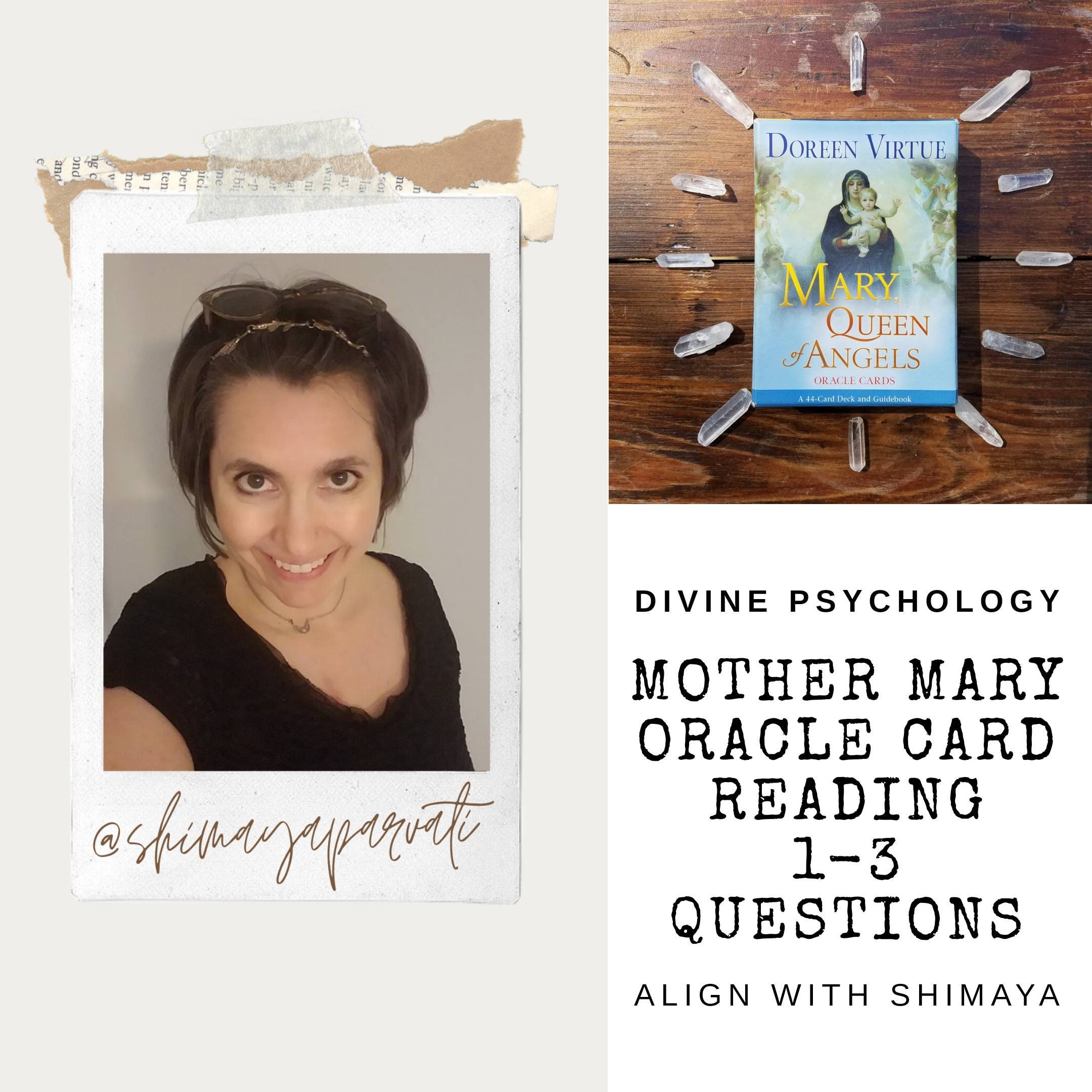 Mother Mary Oracle Card Reading Self-care Reading Psychic Tarot ...