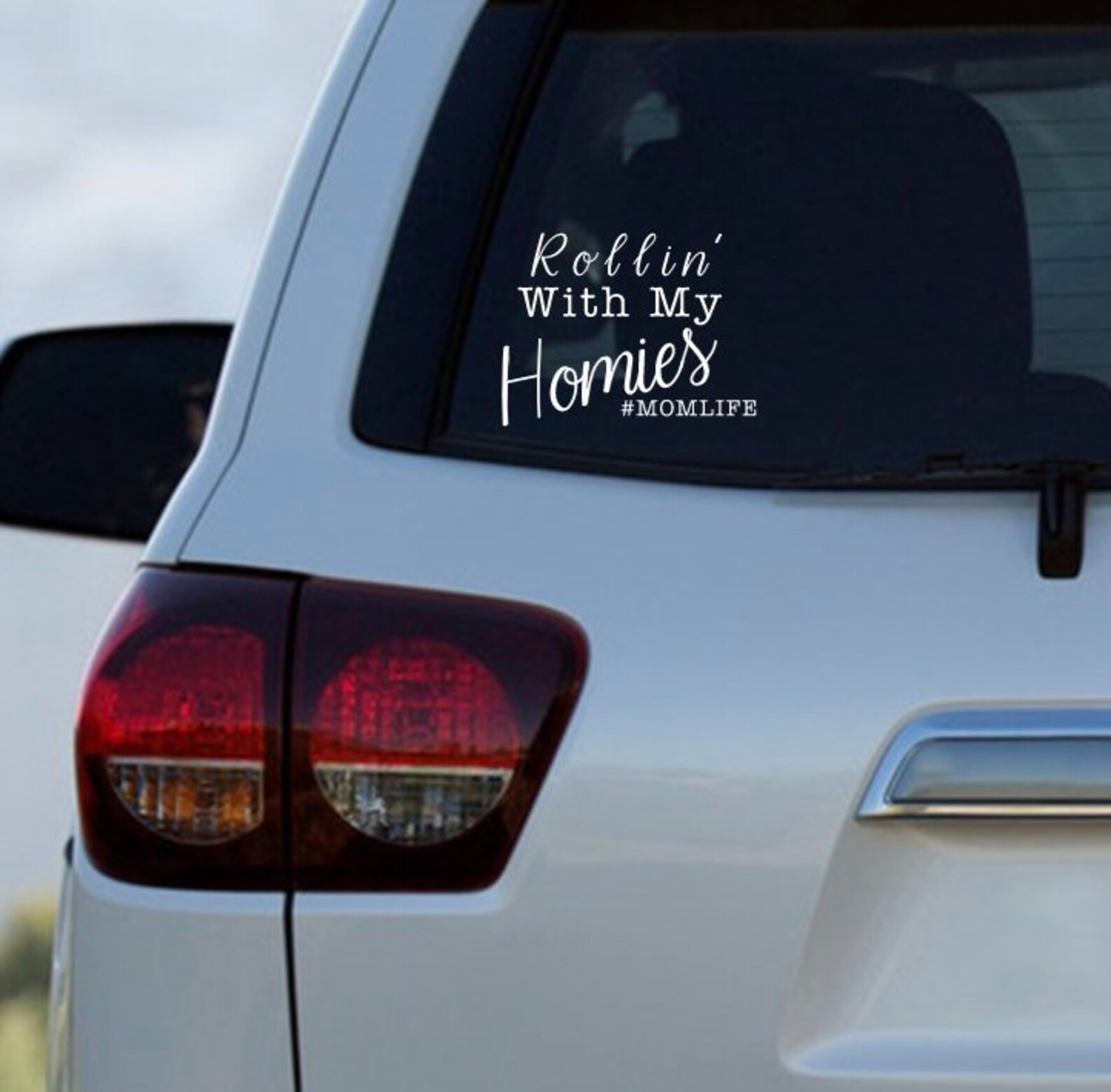 Rollin With My Homies Mom Life Decal Dad Life Decal Car | Etsy