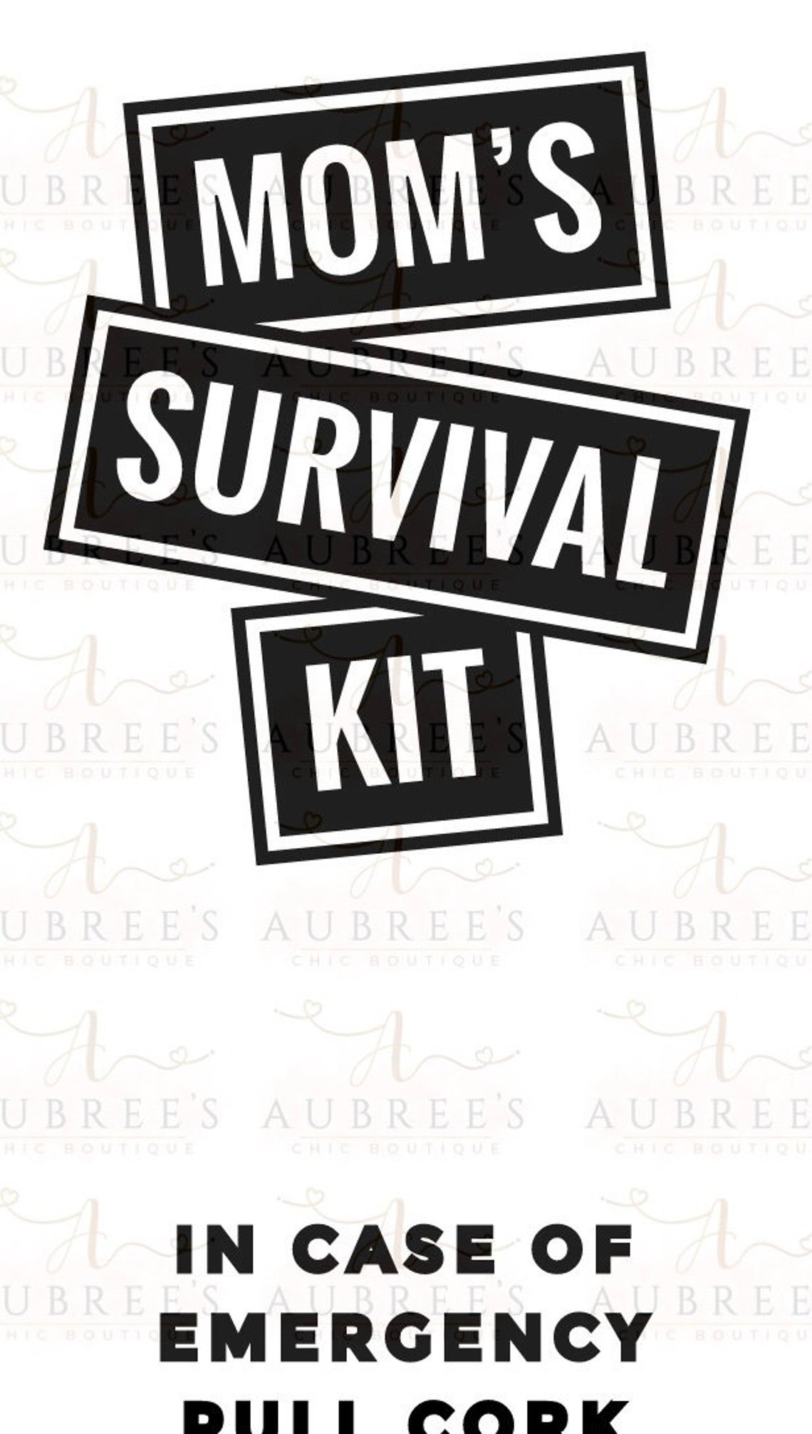 Mom's Survival Kit SVG Parenting SVG Mom Life SAHM Cut File Survival ...