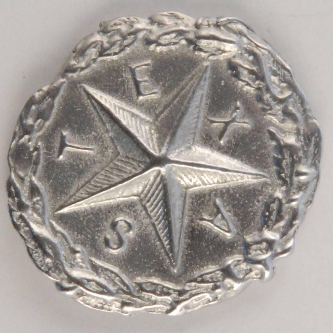 1 Inch Texas Star Button #181, Was Made From an Original Lapel Pin, It ...