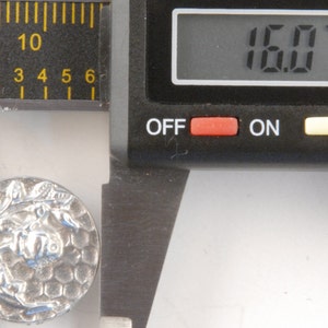 Victorian Rose Button 5/8ths, #135 a Delicate Rose Bud Rises up From ...