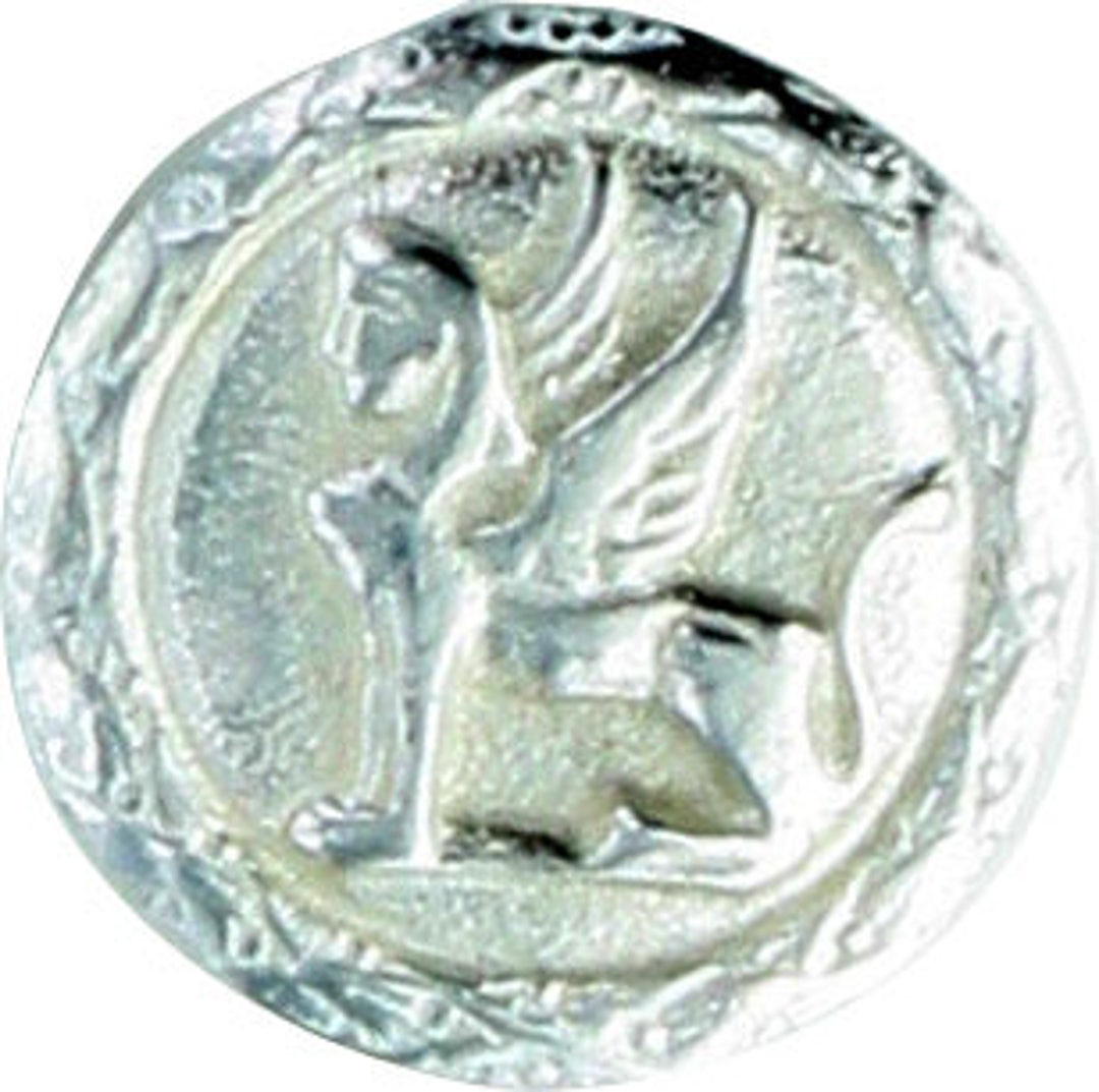 Small Griffin Button in Pewter. Smaller of the Set. - Etsy