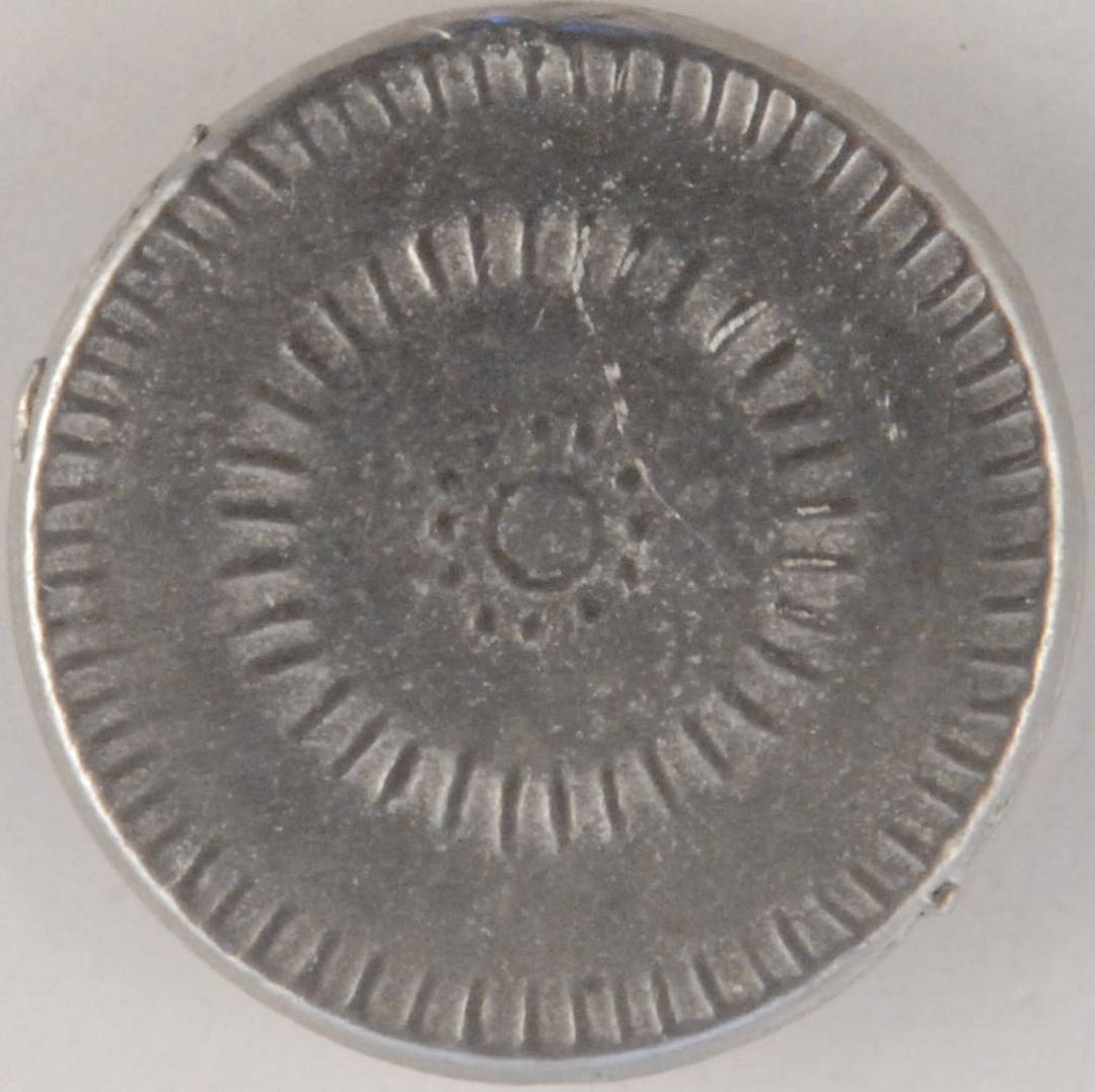 Sunburst Button - # 183 A Very Old Design, Engraved Lines Form the ...
