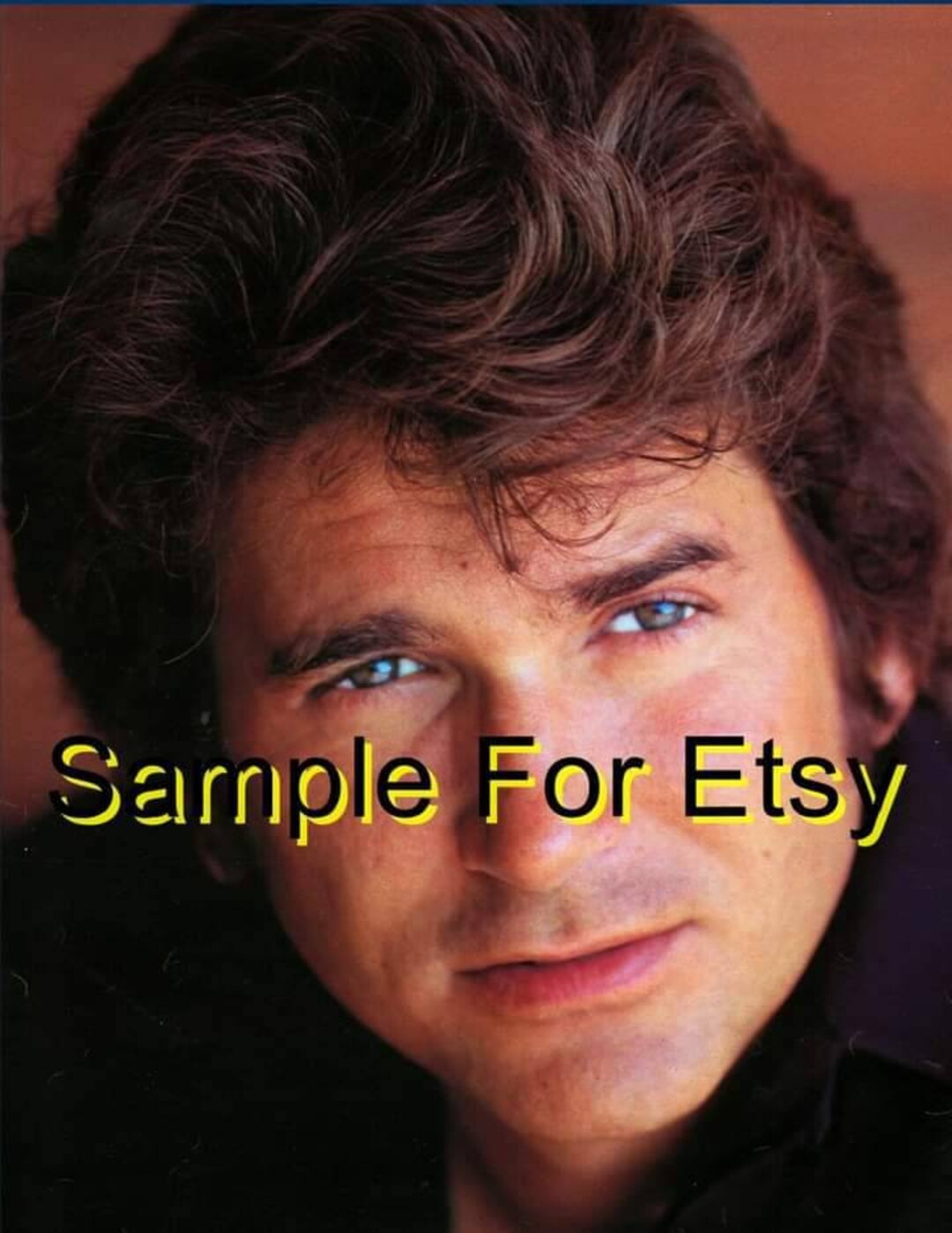 Gorgeous Michael Landon Portrait extremely Rare - Etsy