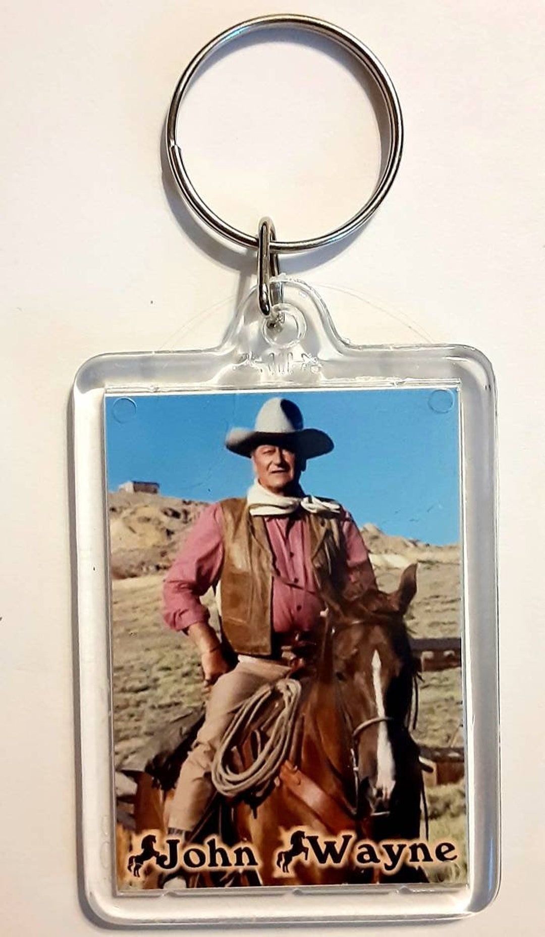 Beautiful John Wayne the Duke Keychain - Etsy