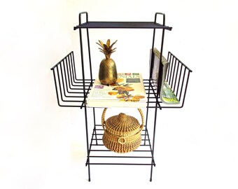 Magazine rack table | Etsy