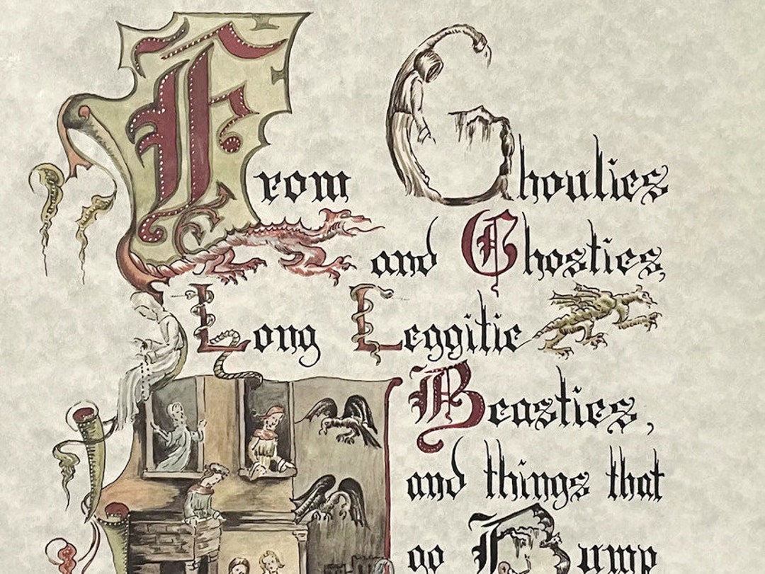 Ghoulies and Ghosties, Long Leggy Beasties, Bump in the Night, Nancy ...