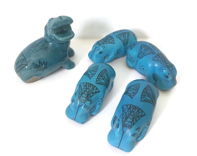 William the Hippo Metropolitan Museum of Art MMA, Blue Turquoise ...