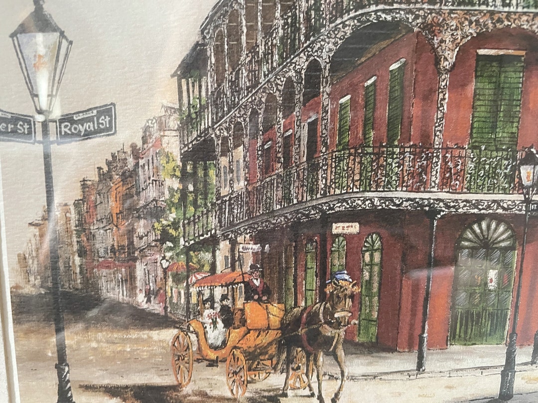 K Engelhardt New Orleans French Quarter Framed Print Lebranche House ...