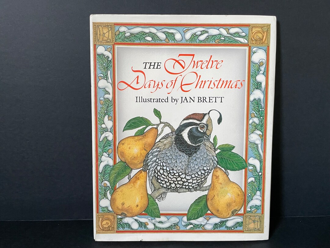 The Twelve Days of Christmas Book, Jan Brett 1st Edition Hardcover 1986 ...