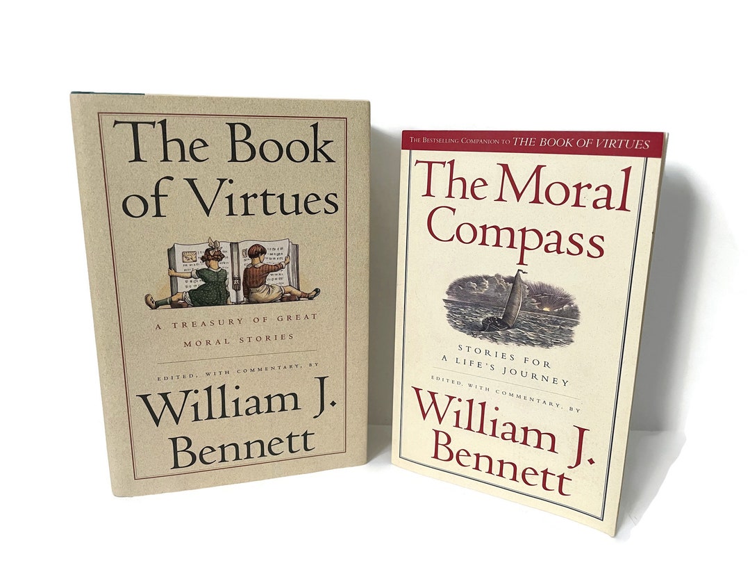 The Book of Virtues HB the Moral Compass William J. Bennett - Etsy