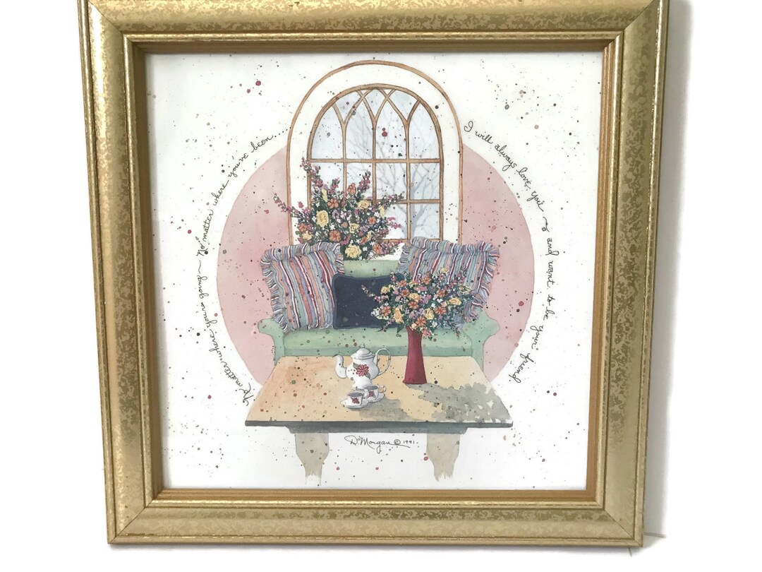 D. Morgan Framed Art Print FRIENDSHIP, I Will Always Love You and Want ...