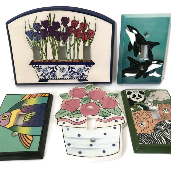 Ceramic Switch Plate Covers - Etsy