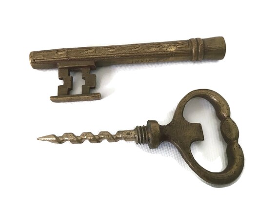 Kitchen & Dining Home & Living Drink & Barware Vintage brass skeleton ...