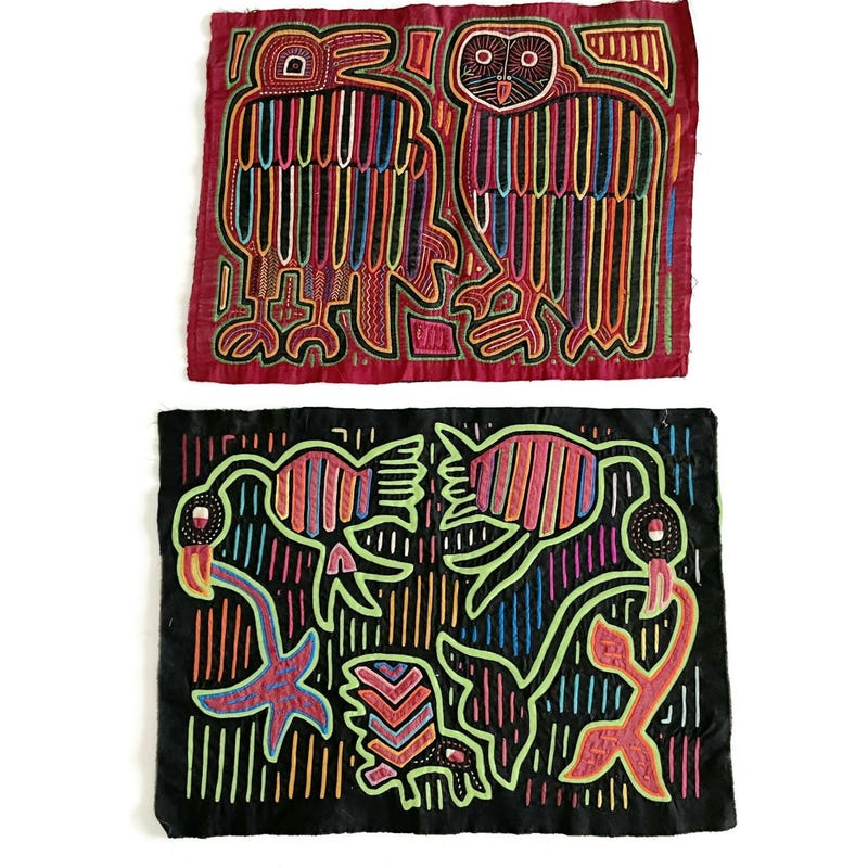 Mola Applique - Etsy