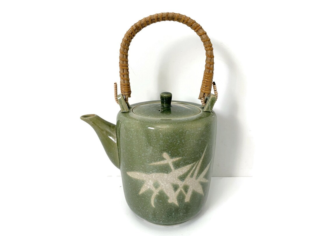 Vintage Asian Tea Pot EXC, 2-1/2 Cup Capacity Teapot, Asian Boho Chic ...