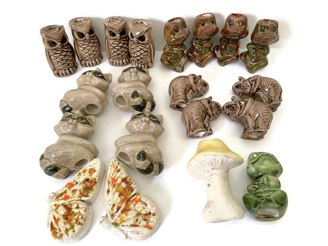 Large 3" Ceramic Macrame Beads, 1970s Retro Vintage DIY Macrame Project ...