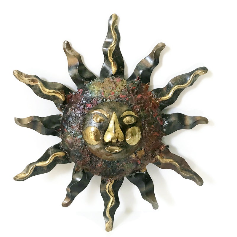Copper Sun Wall Art - Etsy