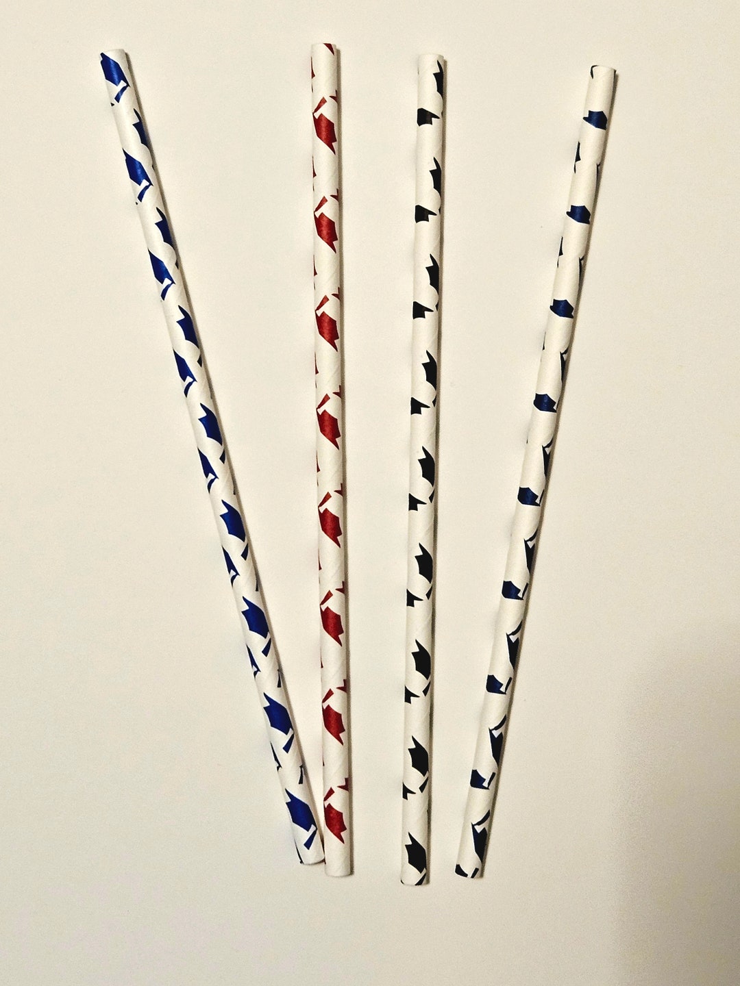 Graduation Straws: Paper Straw Centerpiece Decoration (set of 12) - Etsy