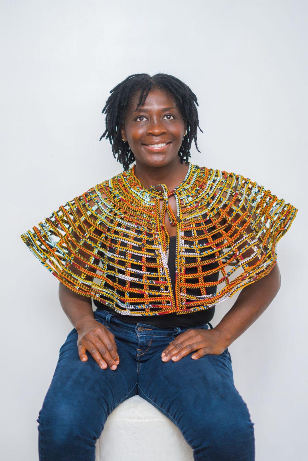 Ankara Cape, African Print, Cape, Body Jewelry, Conversion Pieces - Etsy