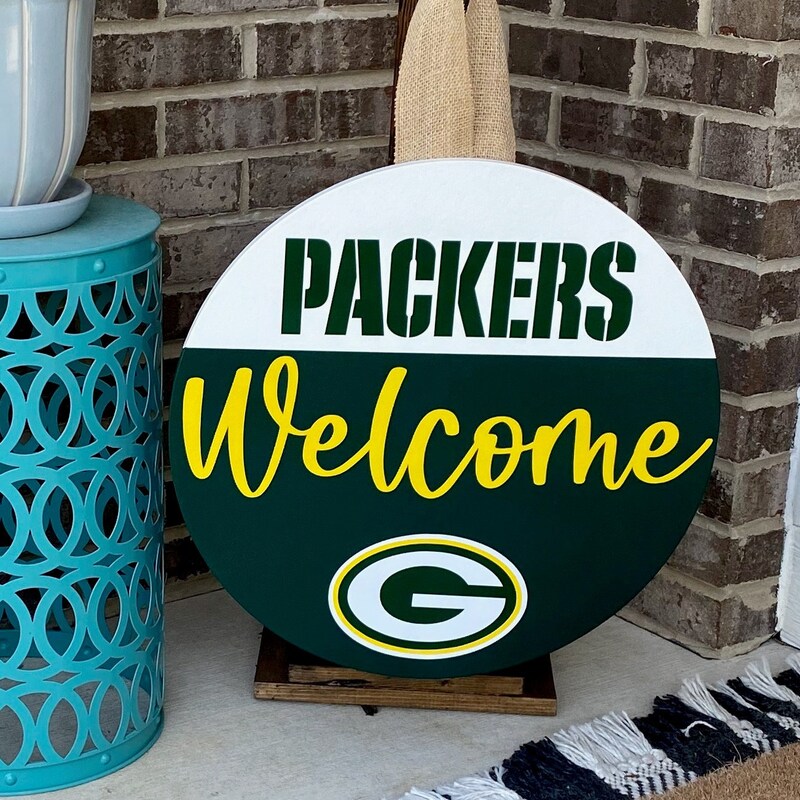 Packers Wreath - Etsy