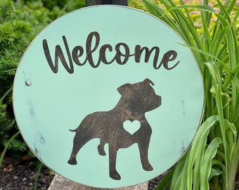 Pitbull Door Sign - Etsy