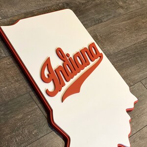 Indiana Hoosiers 3D Sign Large Indiana University Hoosiers Logo - Etsy