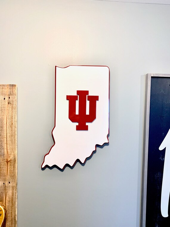 Indiana Hoosiers 3D Sign Large Indiana University Hoosiers - Etsy